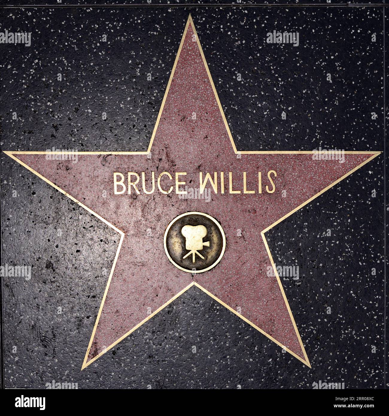 Hollywood Walk of Fame - Bruce WILLIS Stock Photo - Alamy