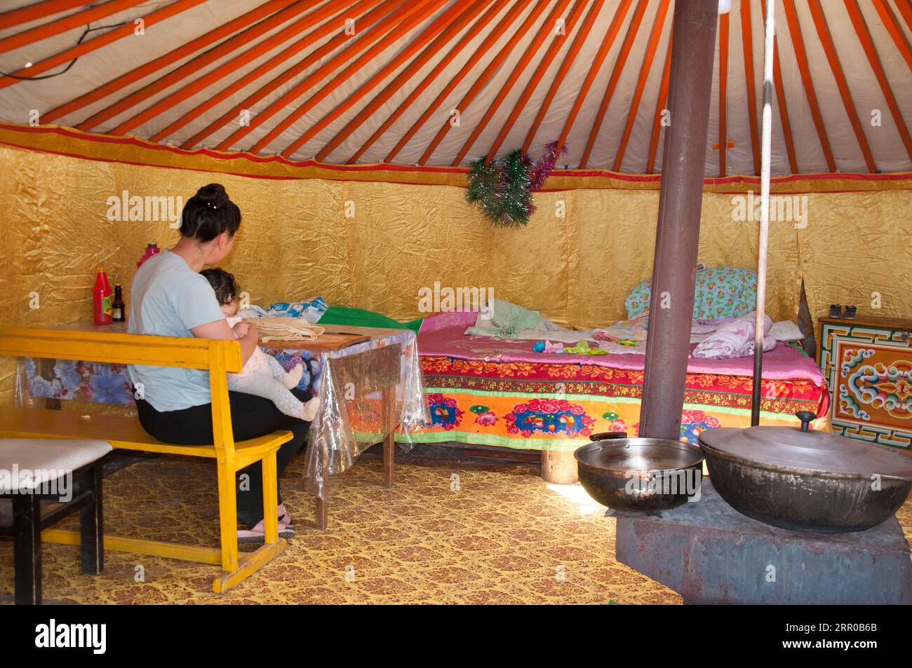 Mongolian Yurt Inside