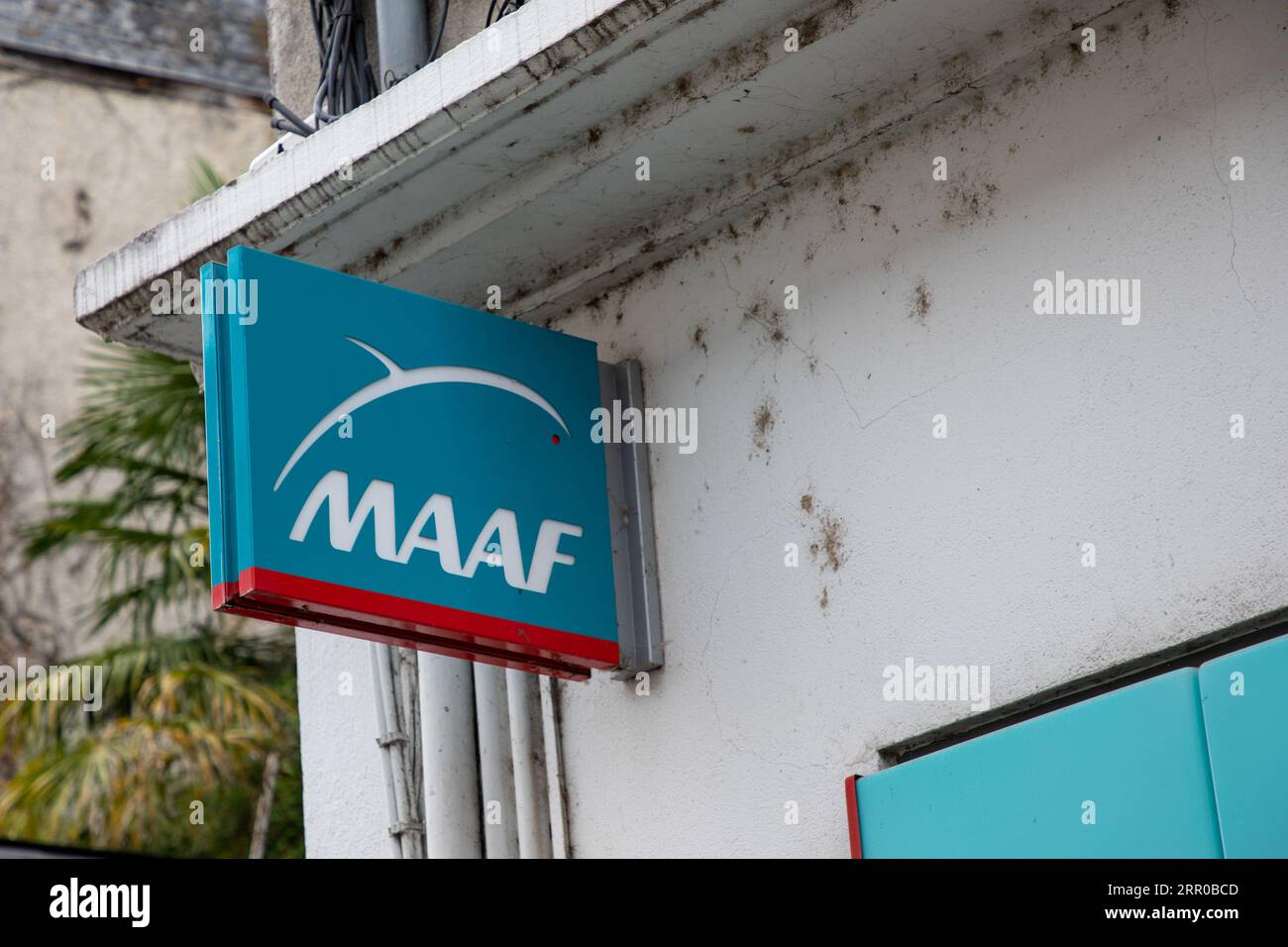 Bordeaux , France - 09 01 2023 : maaf sign facade and text logo front ...