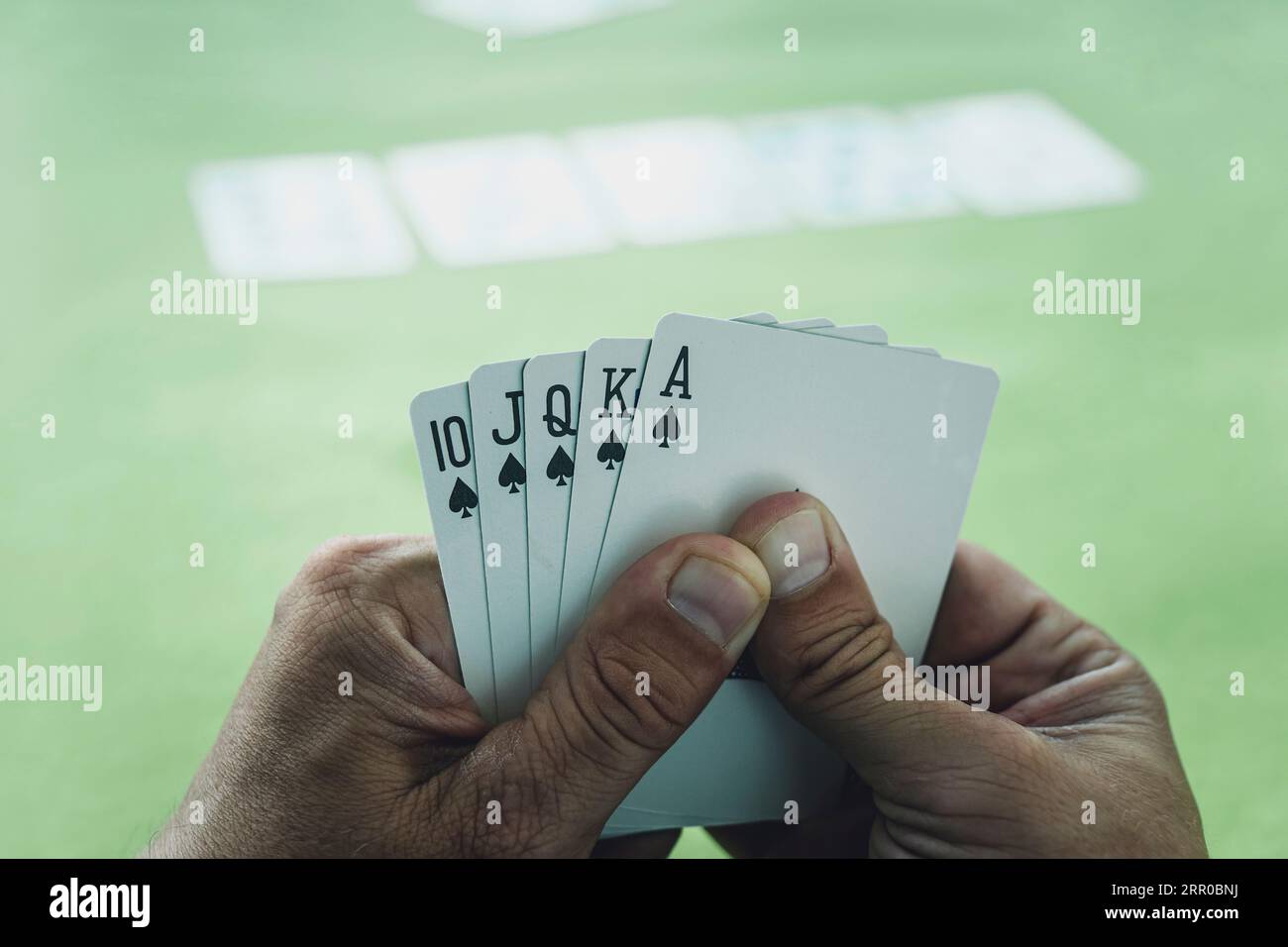 Royal flush is the best winning combination in poker. Winning at the ...