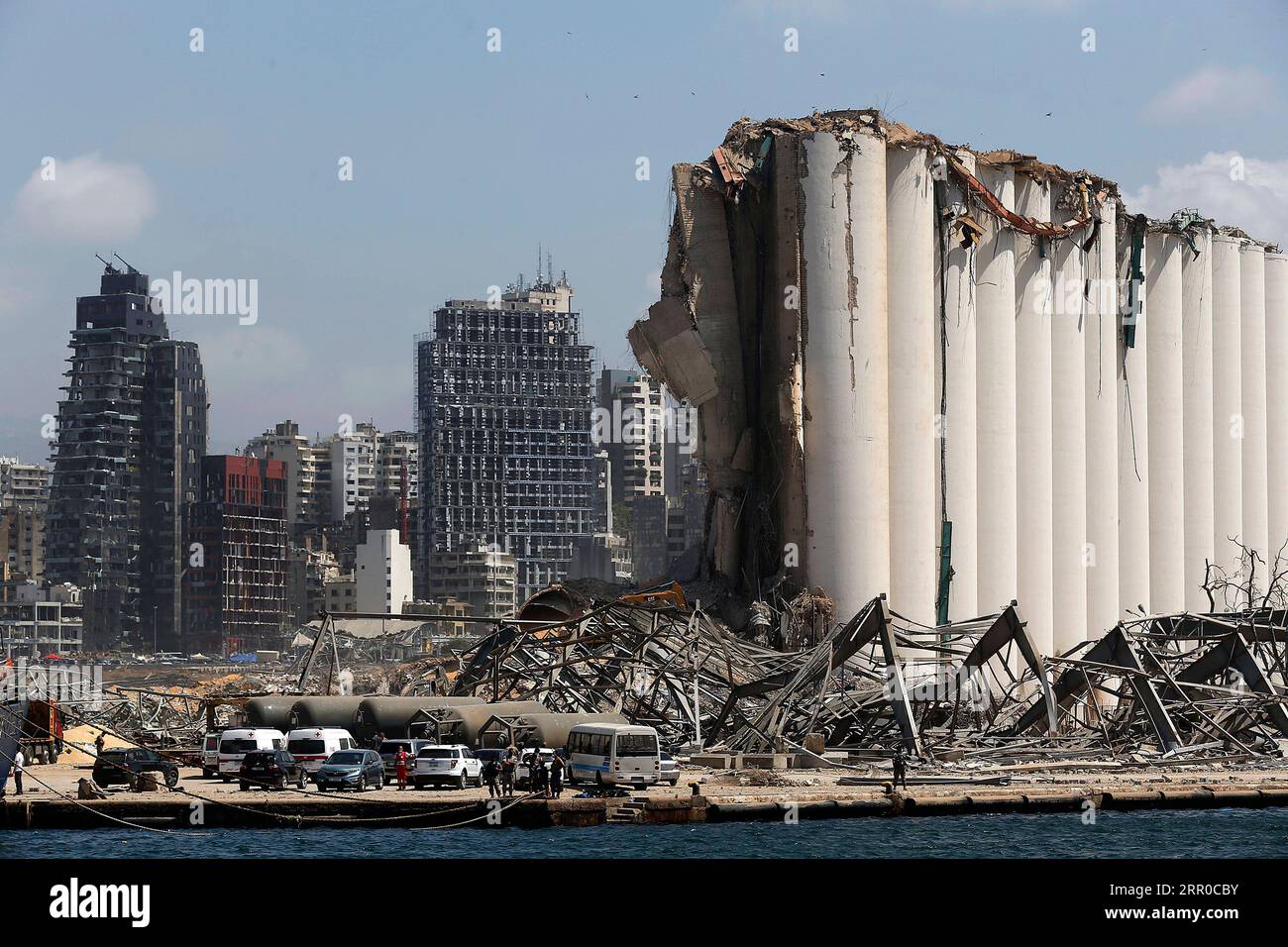Beirut port explosion damage hi-res stock photography and images - Alamy