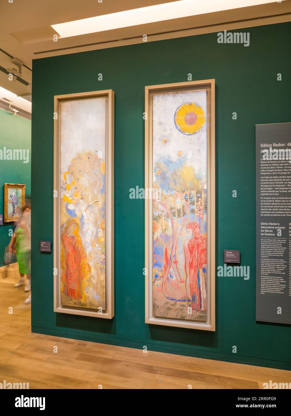 Odilon Redon Painting, Decorative Scheme for Baron de Domecy, Musée d ...