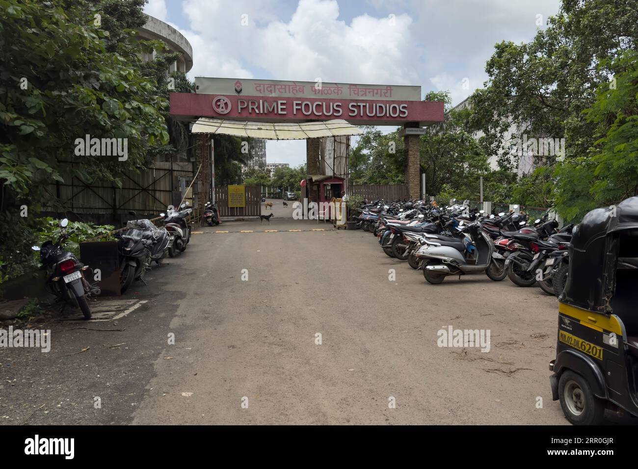 The entrance to Prime Focus Studios in Goregaon Film City complex which is the prime centre of ...