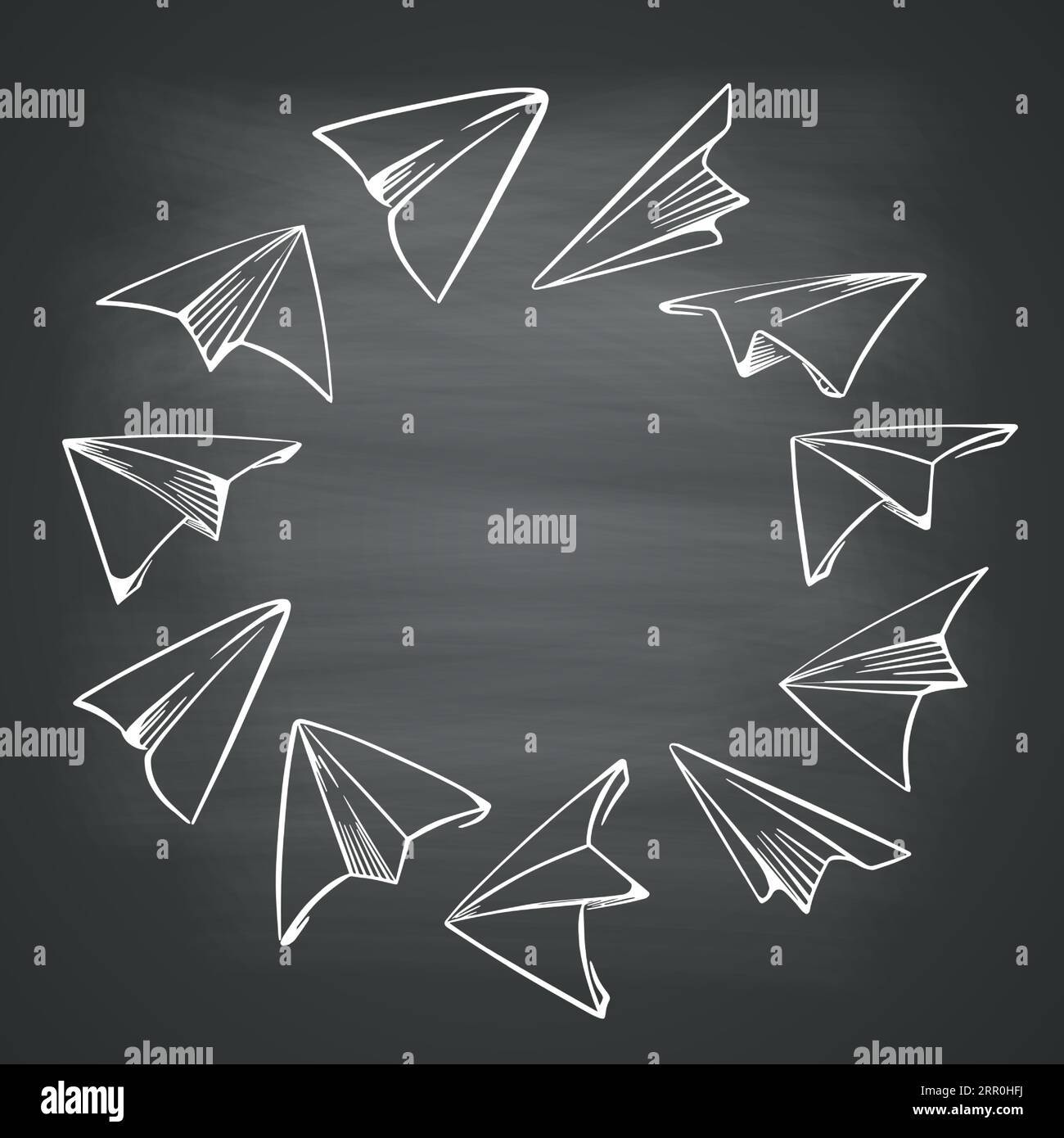 Paper plane classroom Stock Vector Images - Alamy