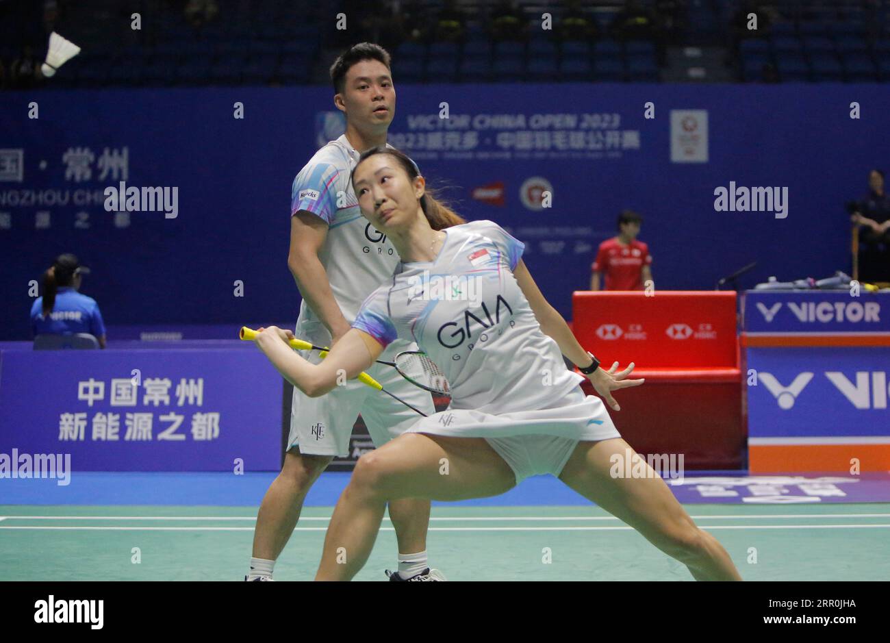 Changzhou, China's Jiangsu Province. 6th Sep, 2023. Singapore's Hee Yong Kai Terry/Tan Wei Han ...