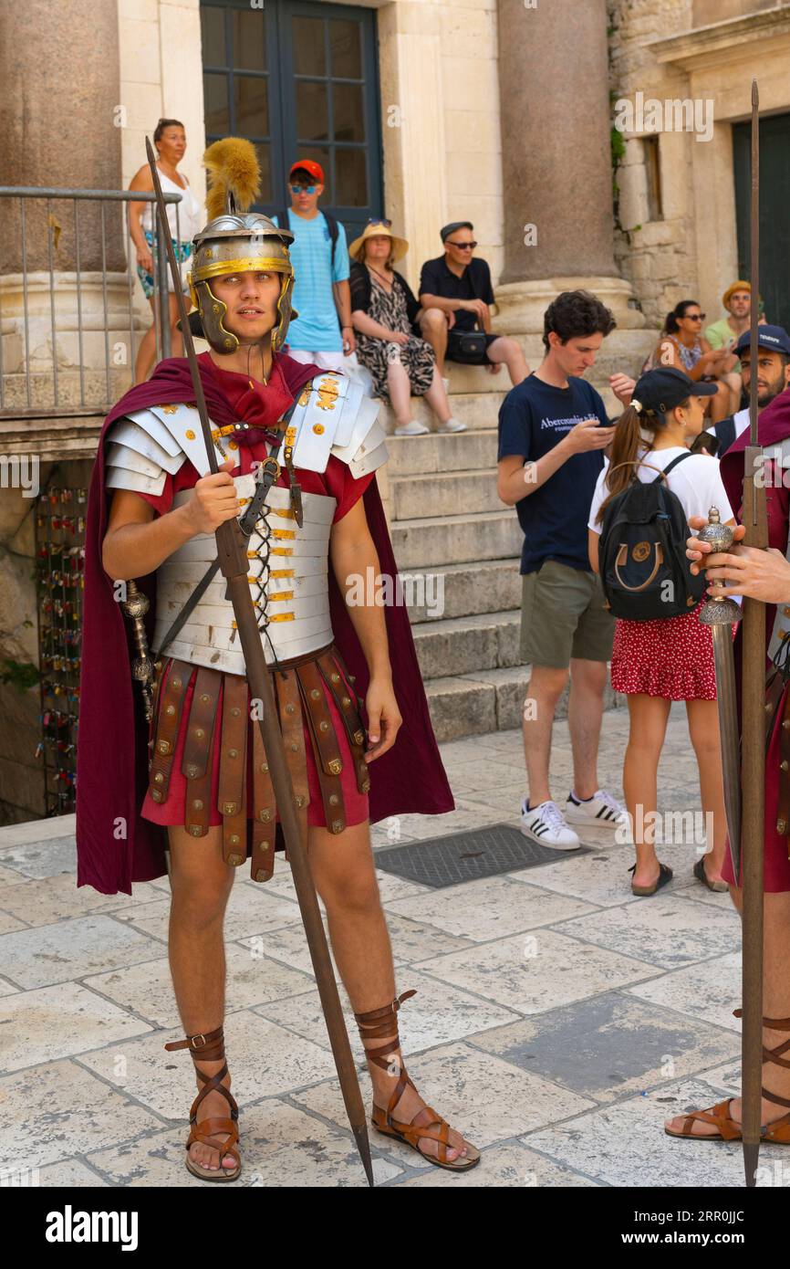 Croatia Split city port old town 7th century oldest Catholic Cathedral ...