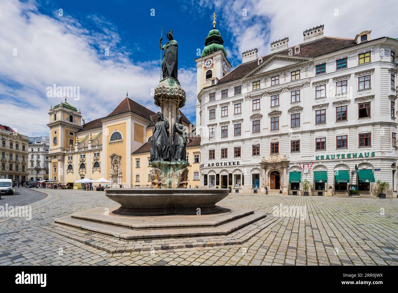 Freyung square, Vienna, Austria Stock Photo - Alamy