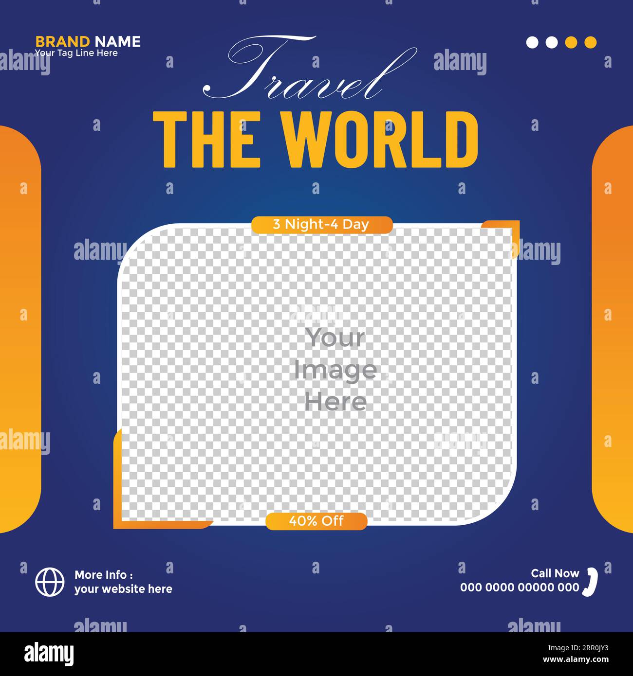 Instagram post template hi-res stock photography and images - Alamy