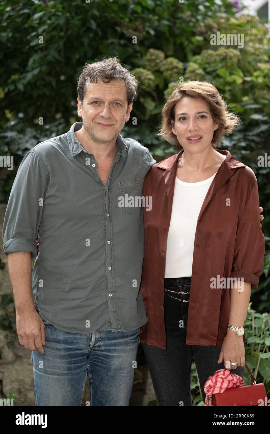 Paris, France. 02nd Aug, 2023. Jonathan Zaccai and Vanessa David attend ...