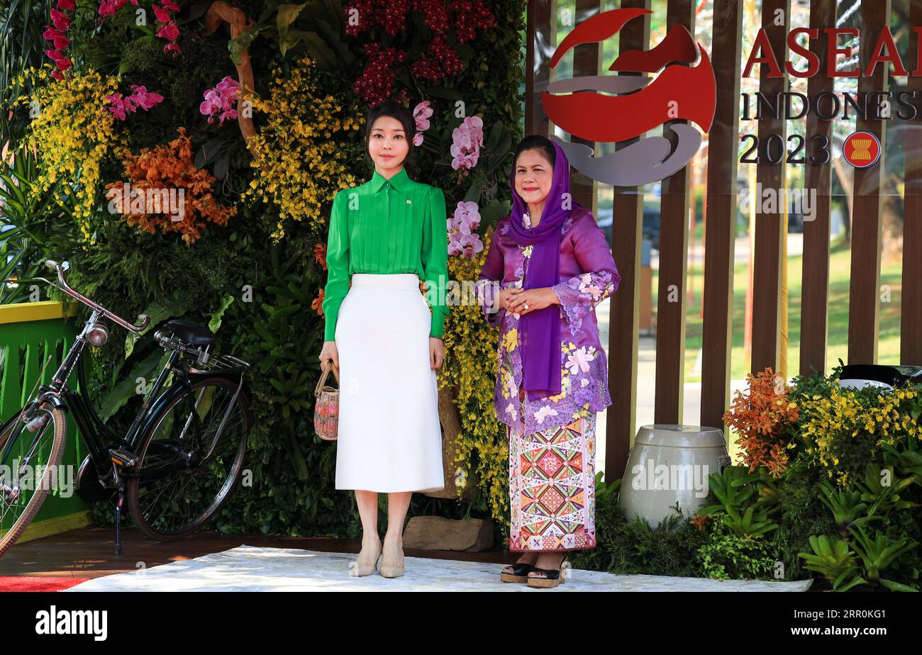 06th Sep, 2023. S. Korean first lady in Jakarta South Korean first lady ...