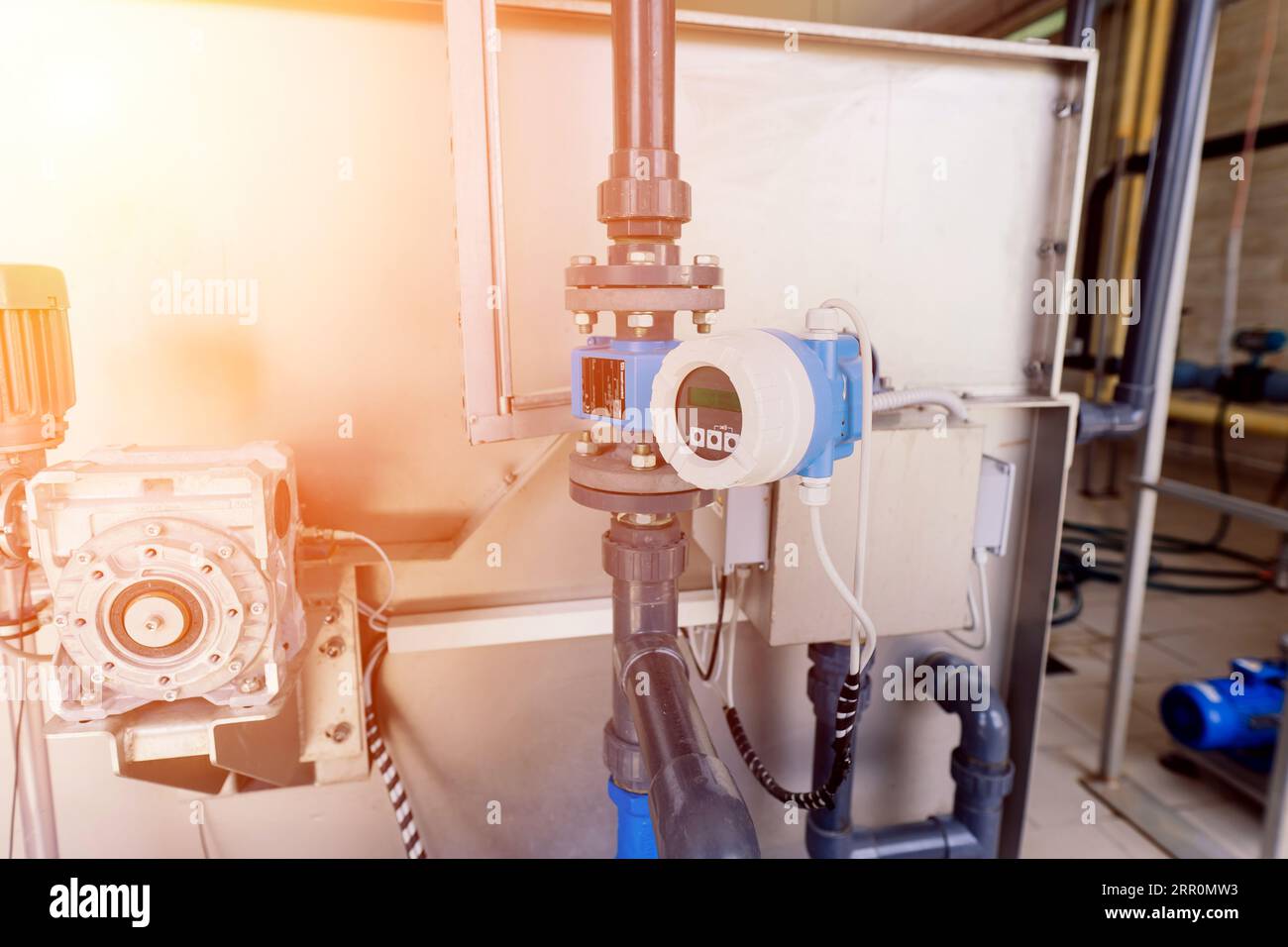 Boiler station, boiler room. Engine room, technical equipment Stock ...