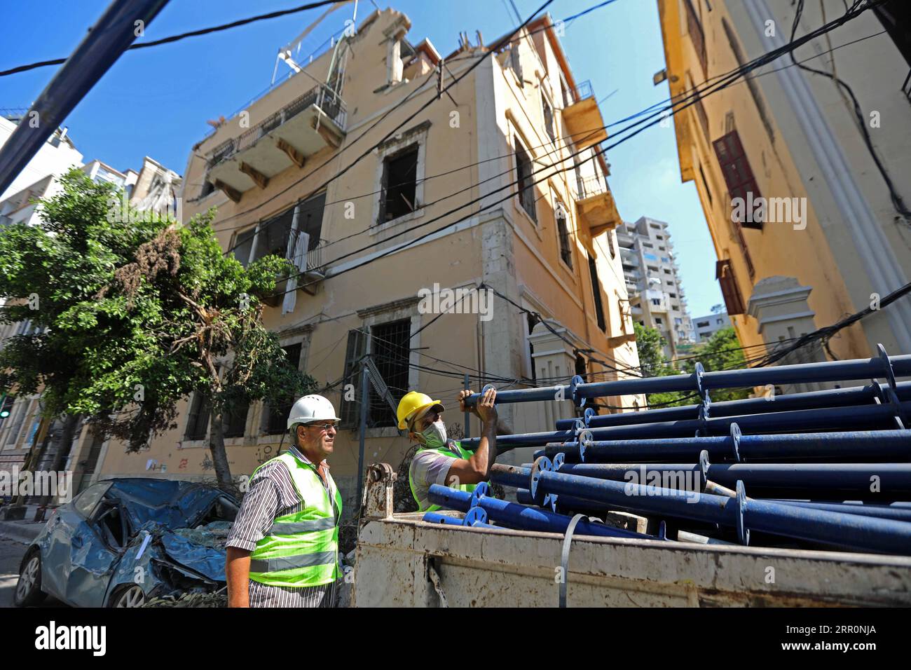 Port of beirut reconstruction hi-res stock photography and images - Alamy