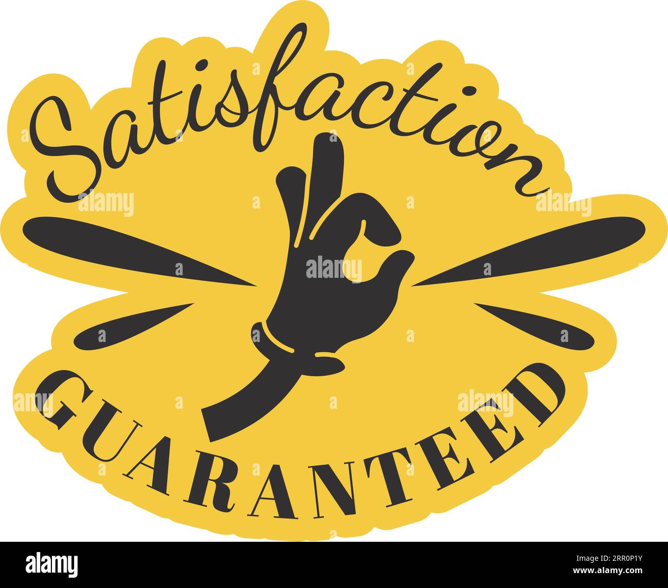 Satisfaction guaranteed, shop or store labels Stock Vector Image & Art ...