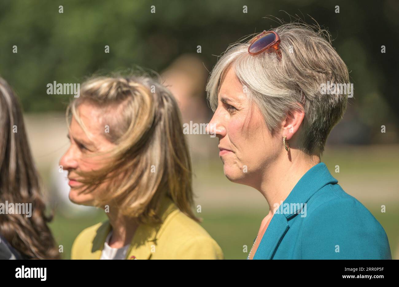 Daisy Cooper MP (LibDem: St Albans) deputy Lib Dem leader with Wera ...