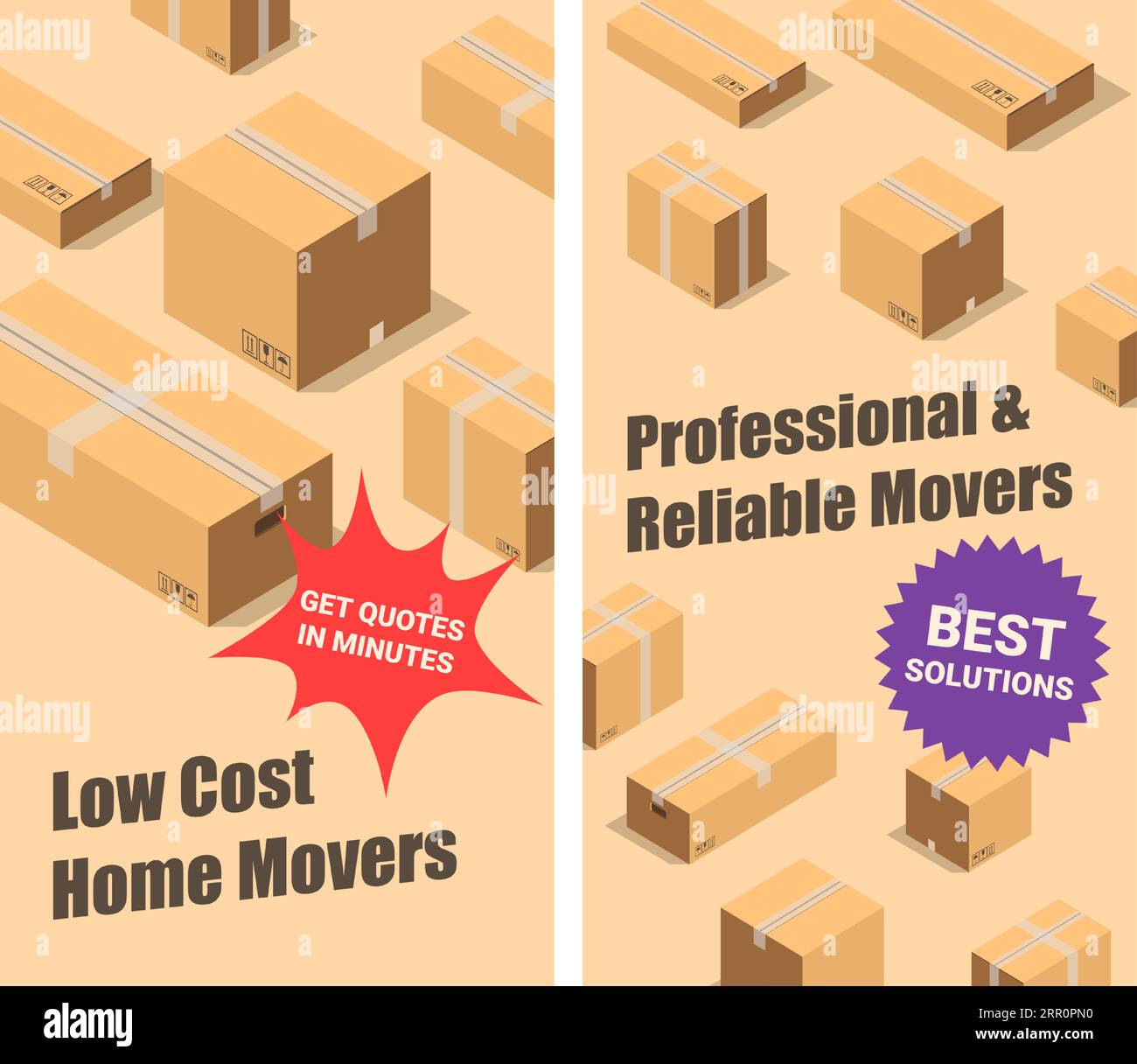Team professional movers in Stock Vector Images - Alamy