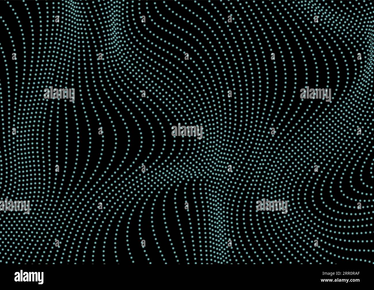 Futuristic refracted dotted lines waves abstract background. Vector design Stock Vector Image ...