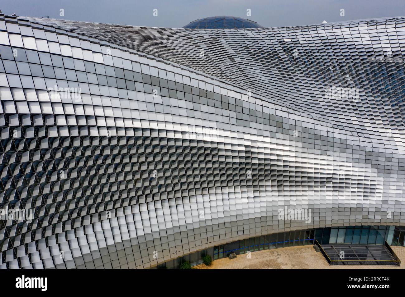 Aerial photo shows the new Henan Science and Technology Museum in ...