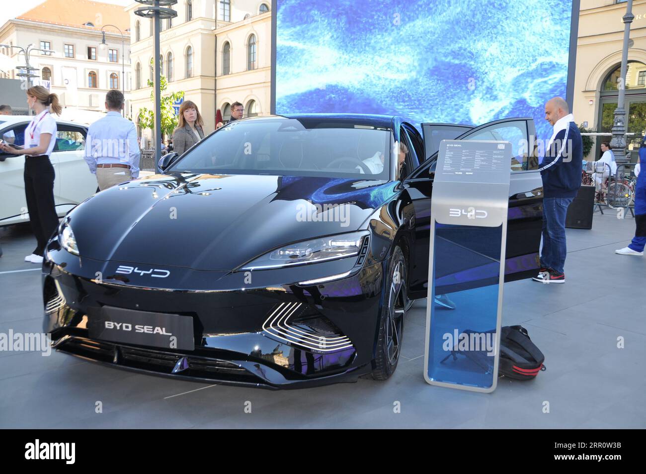 Mnichov, Germany. 05th Sep, 2023. Car of Chinese car company BYD at the ...