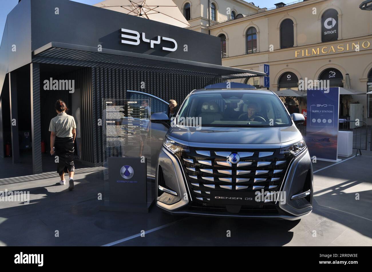 Mnichov, Germany. 05th Sep, 2023. Car of Chinese car company BYD at the ...