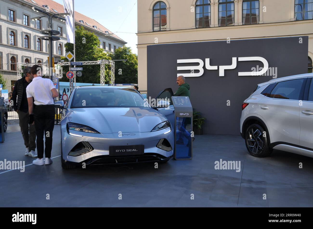 Mnichov, Germany. 05th Sep, 2023. Car of Chinese car company BYD at the ...