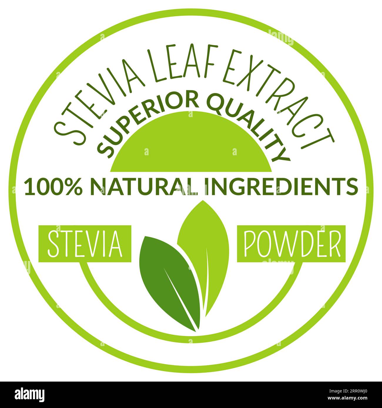Stevia banner Stock Vector Images - Alamy