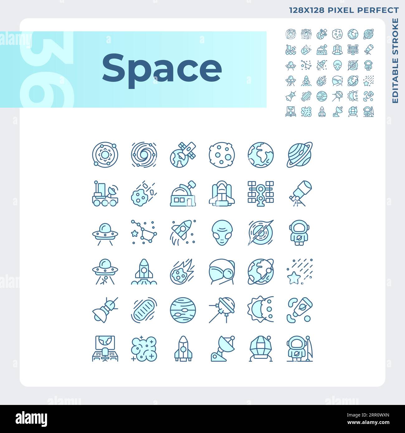 Space pixel perfect light blue icons Stock Vector Image & Art - Alamy Space pixel perfect light blue icons Stock Vector Image & Art - Alamy