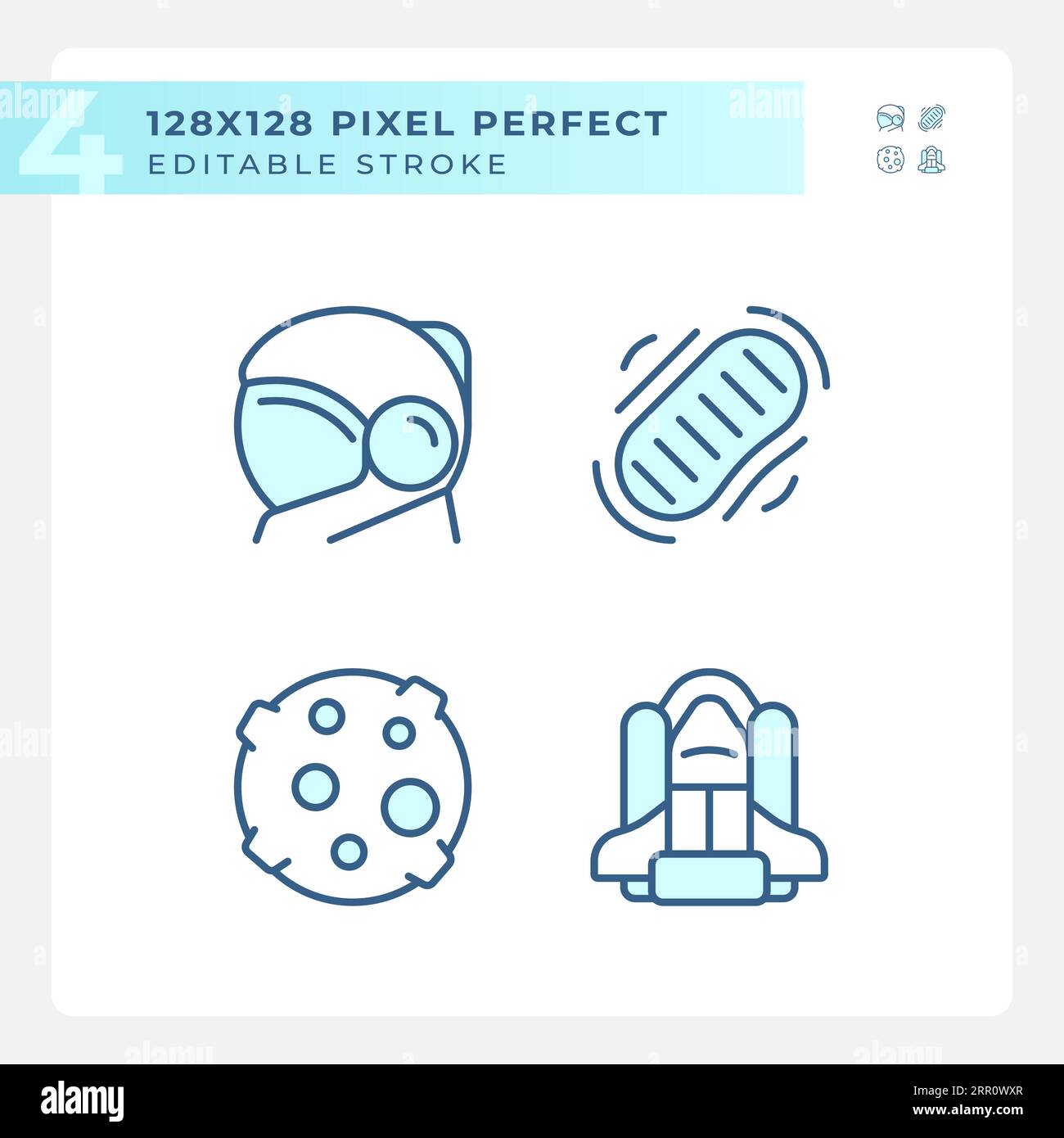 Moon landing pixel perfect light blue icons Stock Vector Image & Art ... Moon landing pixel perfect light blue icons Stock Vector Image & Art ...