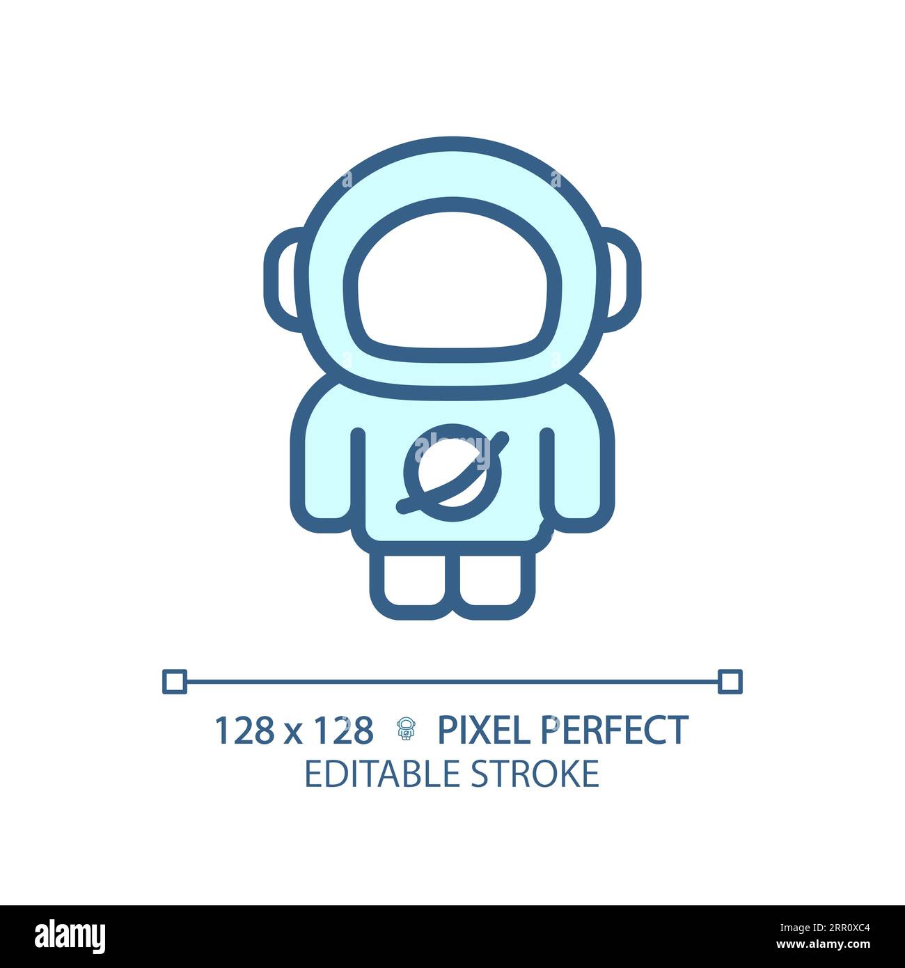 Astronaut line icon spaceman Stock Vector Images - Alamy