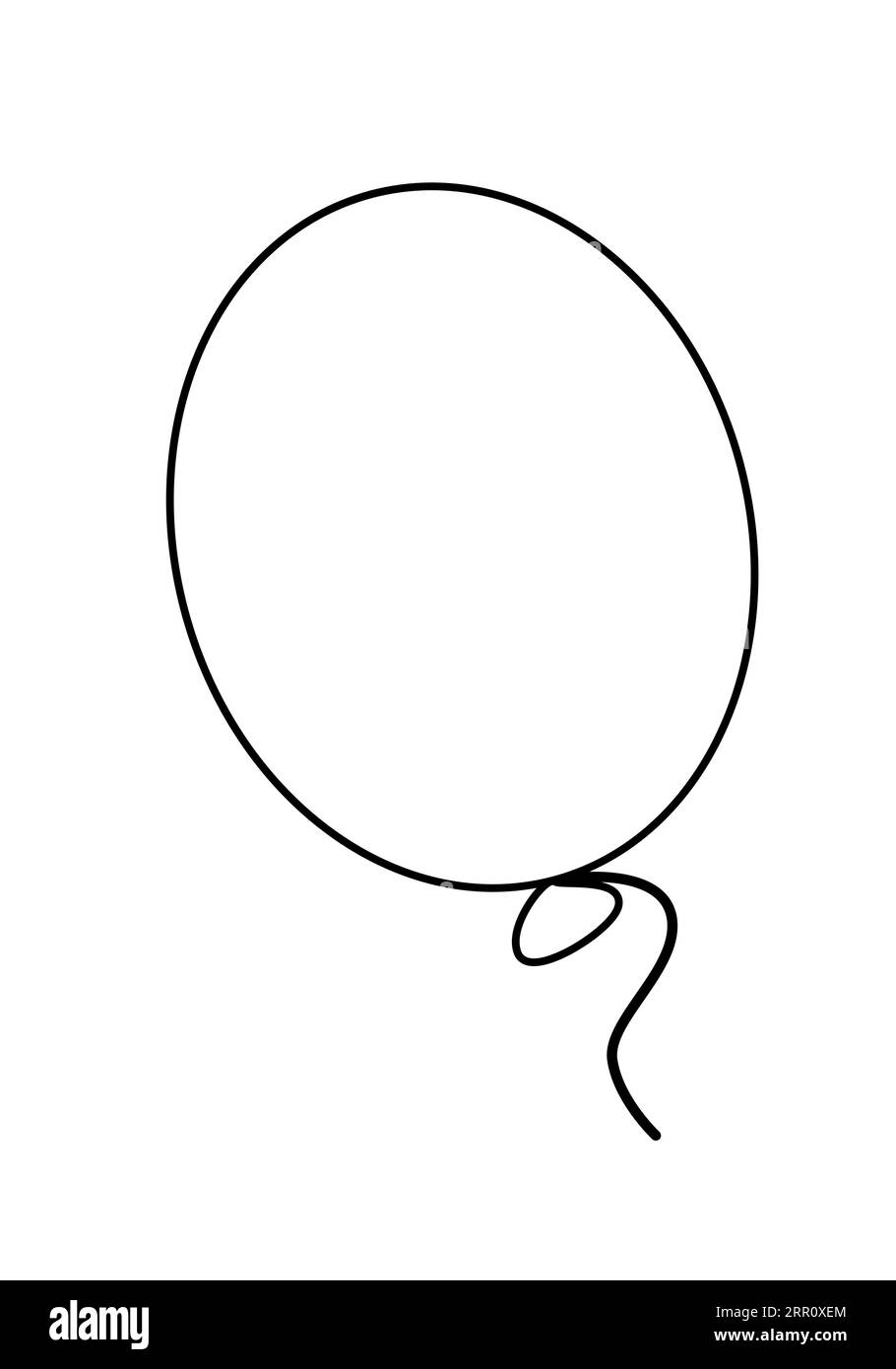 Clipart Single Balloon