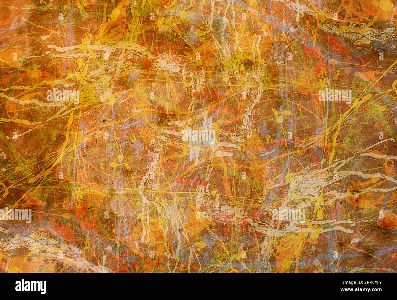 Paint splattered vintage paper texture. High resolution abstract color ...