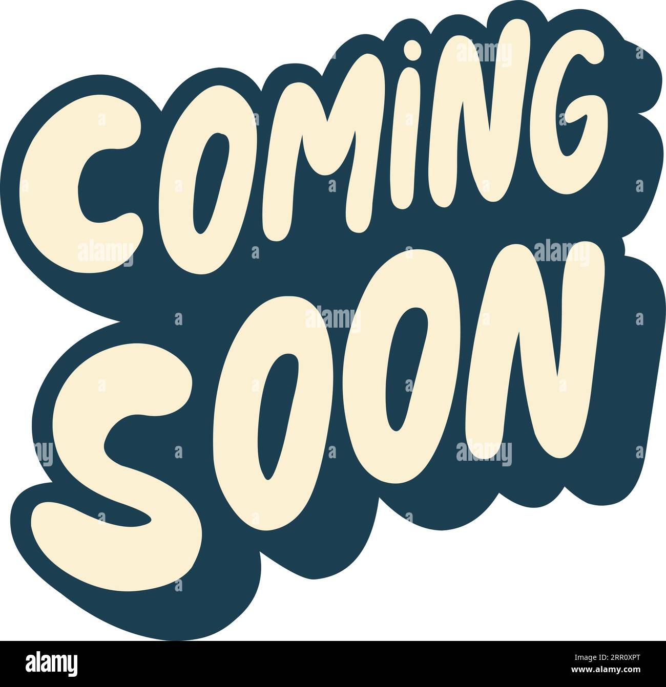 The word soon Stock Vector Images - Alamy