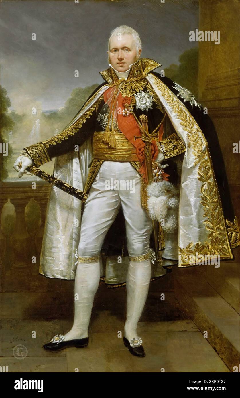 Antoine-Jean Gros -- Claude-Victor Perrin, Duke of Bellune, Marshall ...