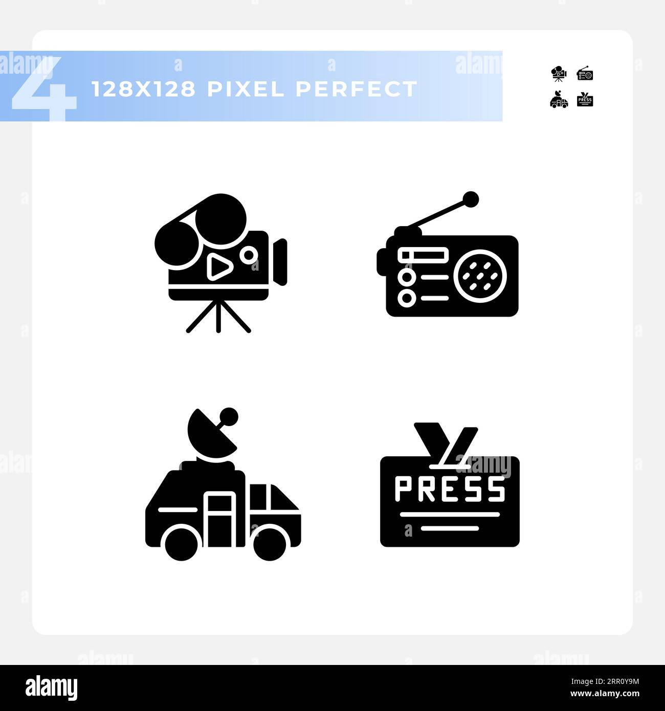 2d radio Stock Vector Images - Alamy