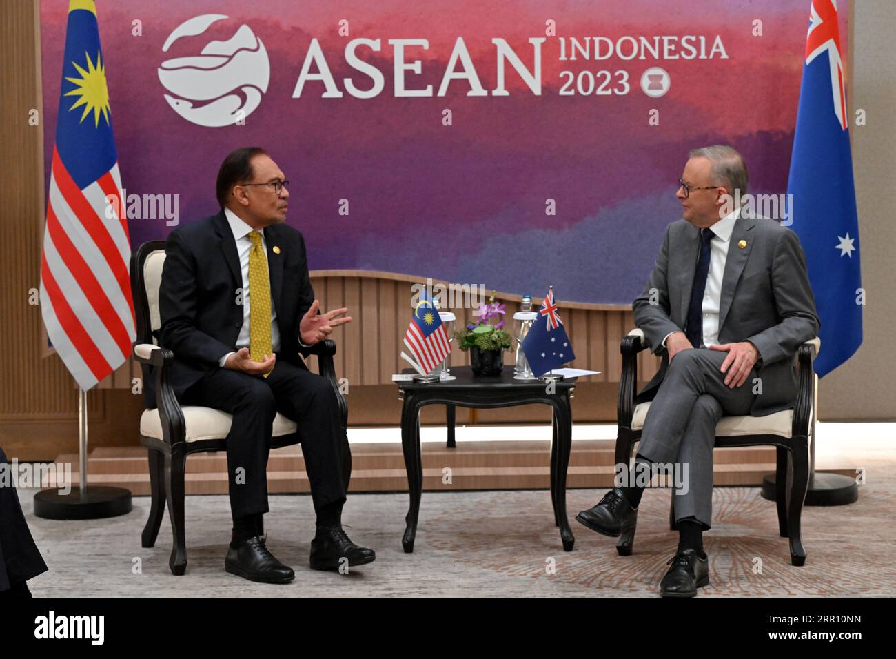 Jakarta, Indonesia. 06th Sep, 2023. Prime Minister Anthony Albanese meets with Malaysia's Prime ...
