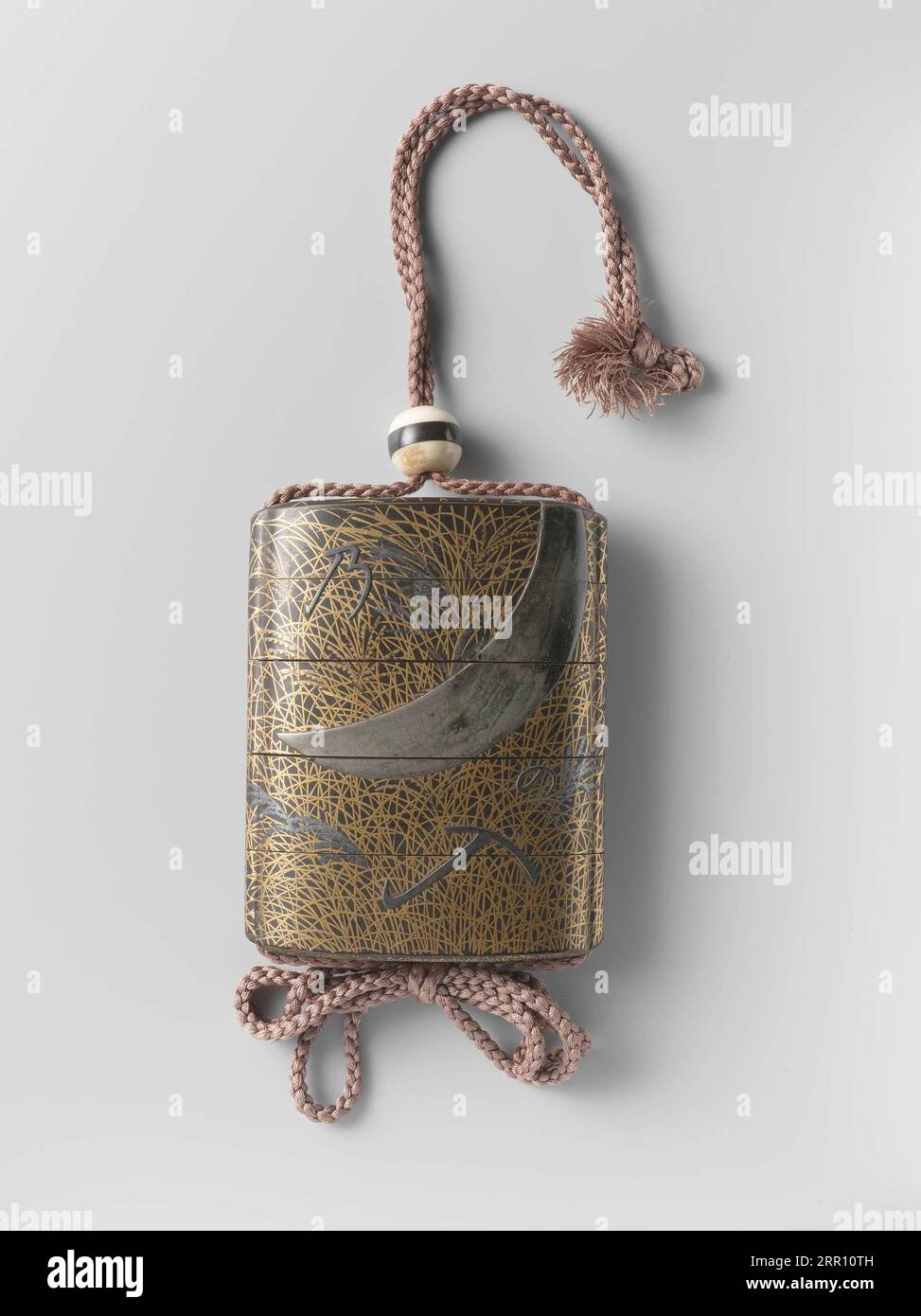 Inro traditional Japanese case for holding small objects, Decorated on ...