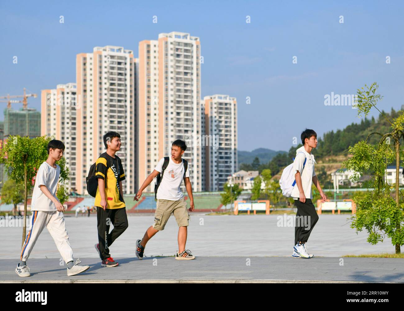 Near schools and residential areas hi-res stock photography and images ...
