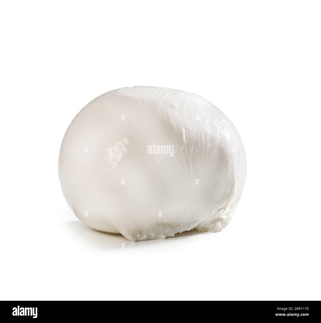 Mozzarella Cheese Ball from Italy – "Boccone" – Isolated on White ...