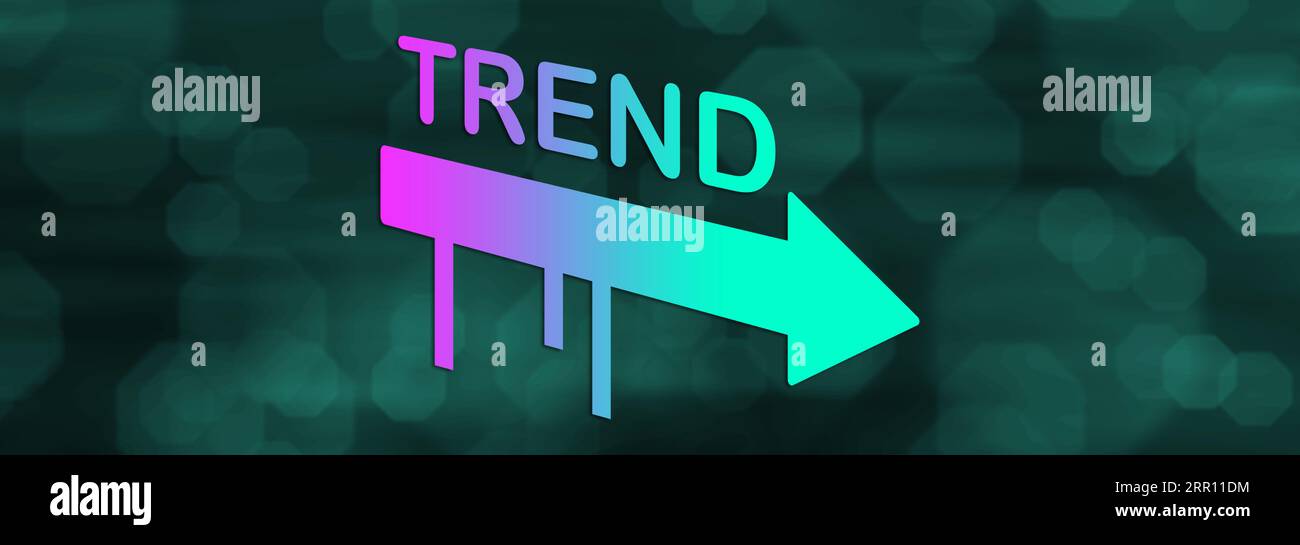 Illustration of a trends concept Stock Photo - Alamy