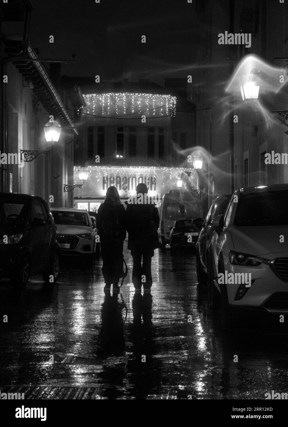 Night photography - rainy day Stock Photo - Alamy