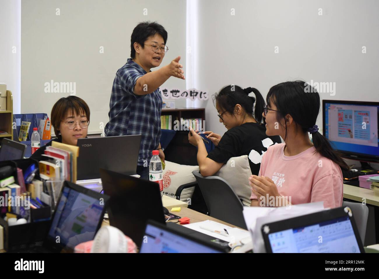 200902 -- CHANGSHA, Sept. 2, 2020 -- Noriko Nakamura 2nd L and ...