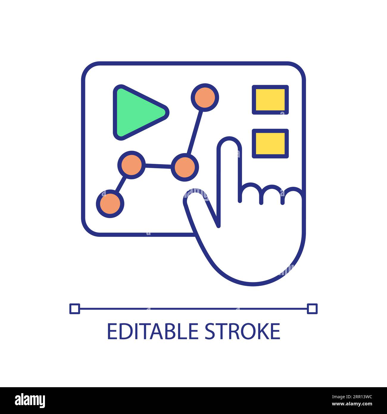 Video marketing analytics analysis Stock Vector Images - Alamy