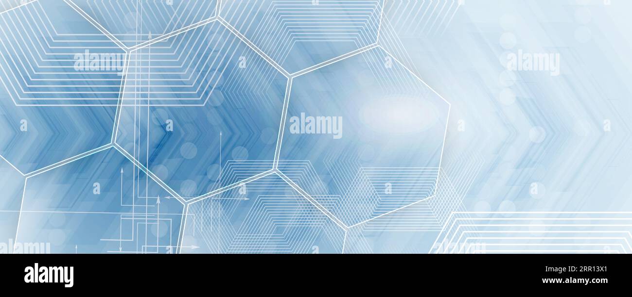 Technology abstract futuristic science background for internet business ...