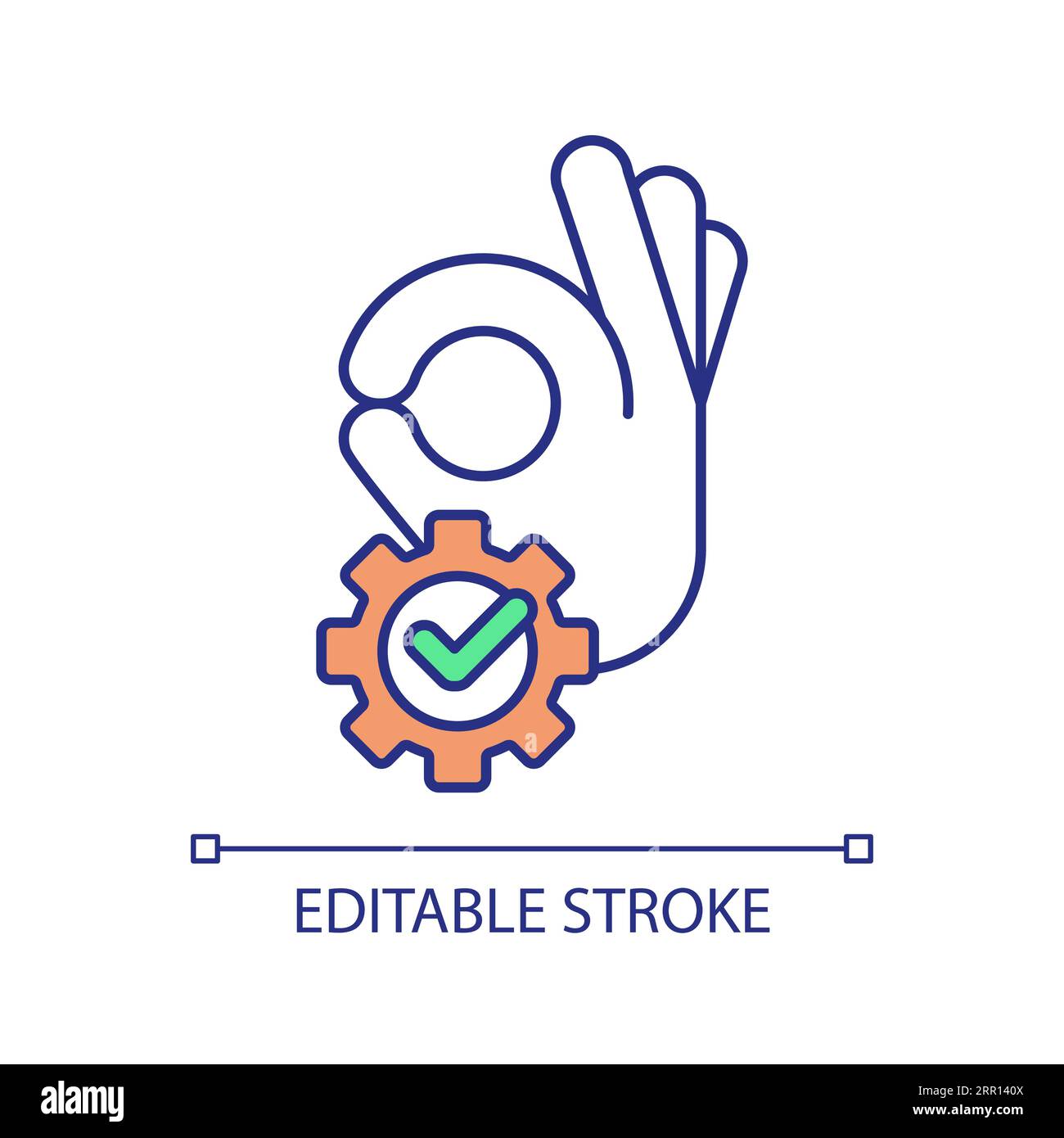 System Control Rgb Color Icon Stock Vector Image And Art Alamy