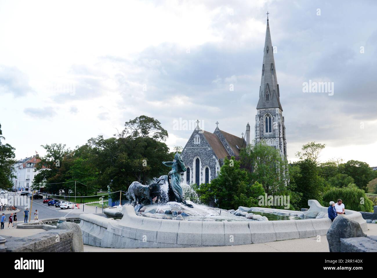 Gefion Fountain is a Bronze fountain completed in 1908, depicting Norse ...