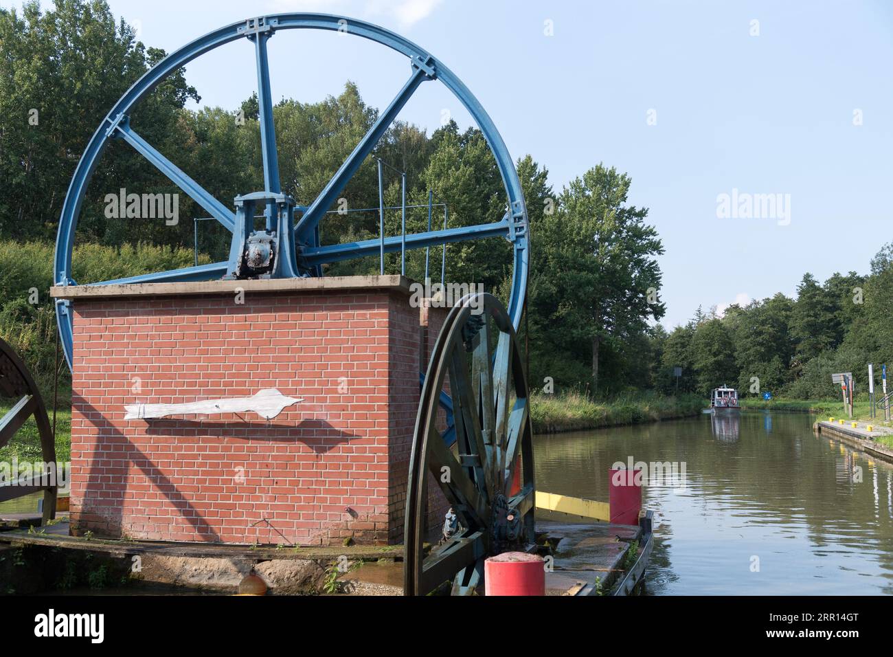 Inclined plane in Olesnica, Poland, one of five, at 84 km long Kanal ...