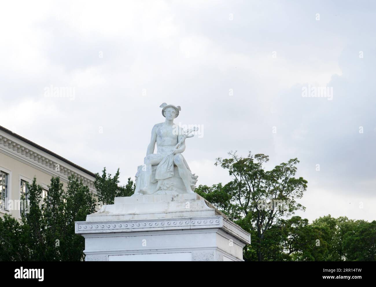 Mercury by C.C. Peters sculpture on the gate to the Inner harbour at ...