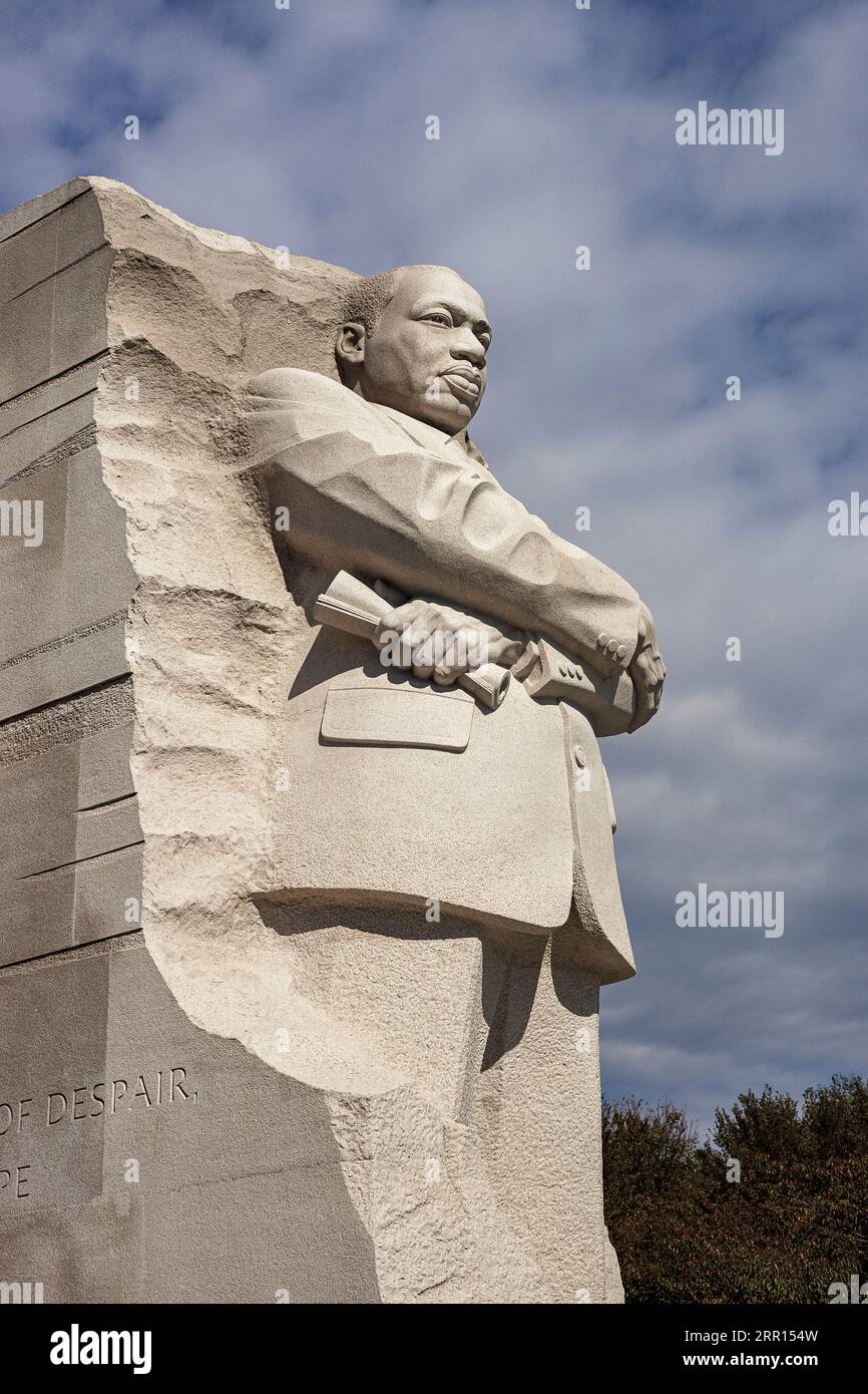 A statue of MLK in Washington DC Stock Photo - Alamy