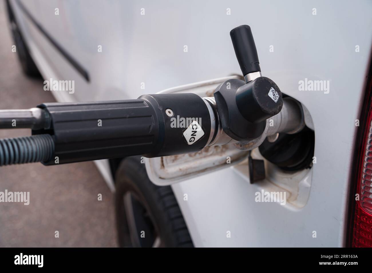 Cng natural gas filling station hi-res stock photography and images - Alamy