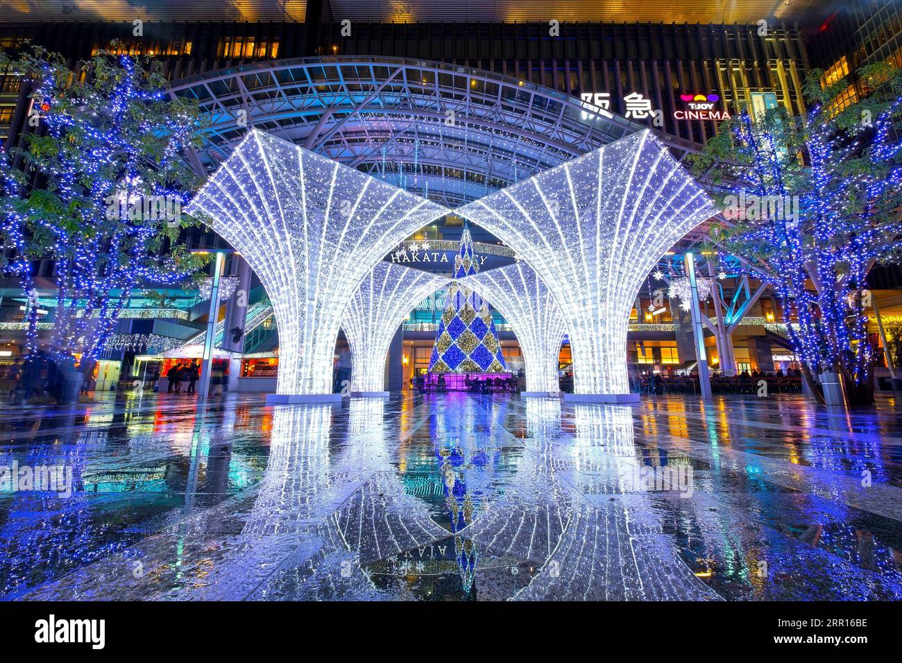 Fukuoka, Japan - Nov 29 2022: Fukuoka Christmas Market and ...