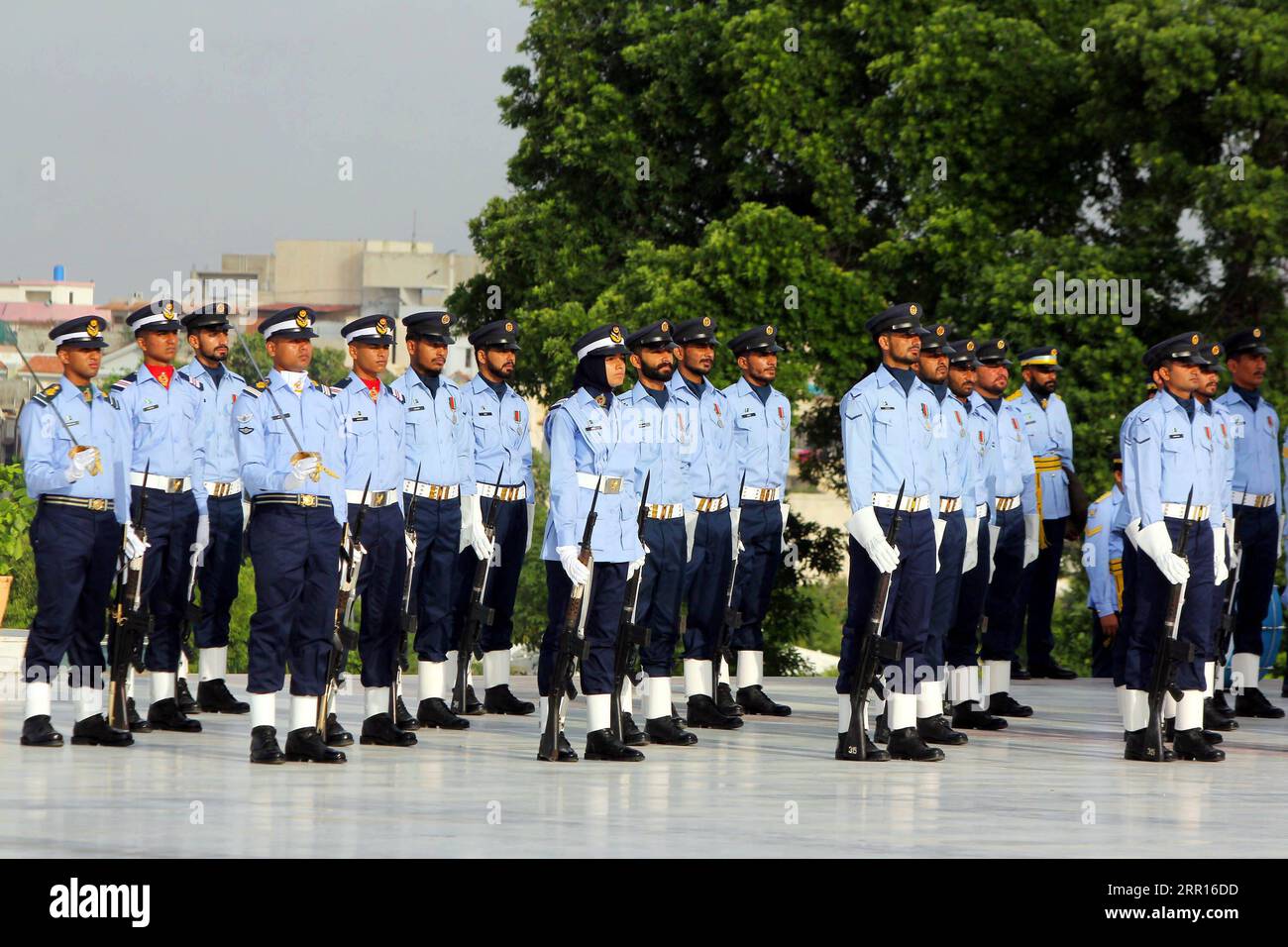 200906 -- KARACHI, Sept. 6, 2020 -- Pakistan Air Force cadets take part ...